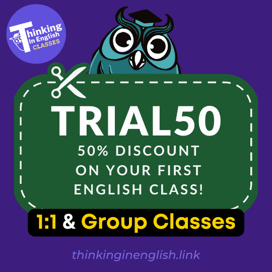 JULY Classes 1080×1080 – Thinking in English